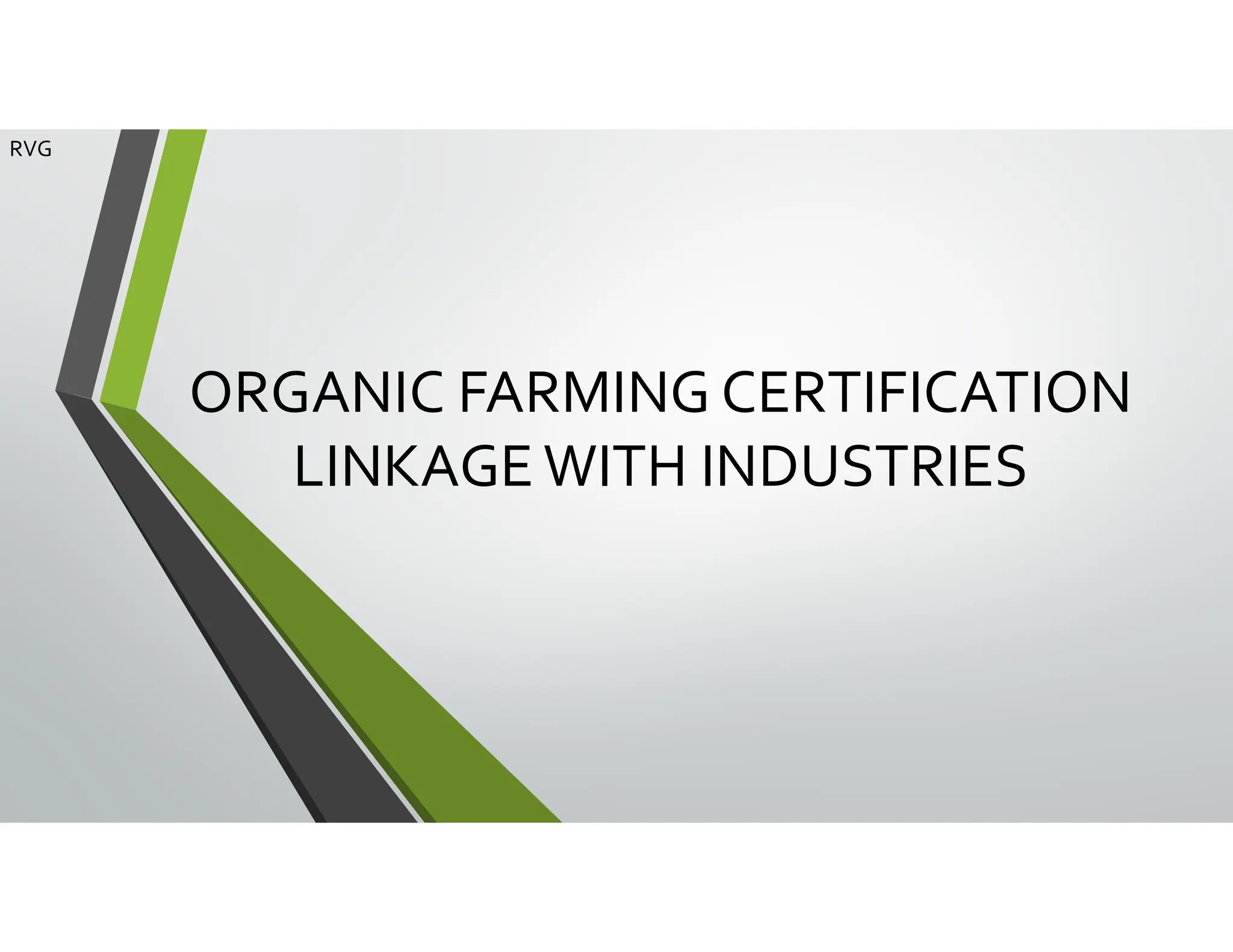 Organic Farming Certificate linkage with industries.pdf