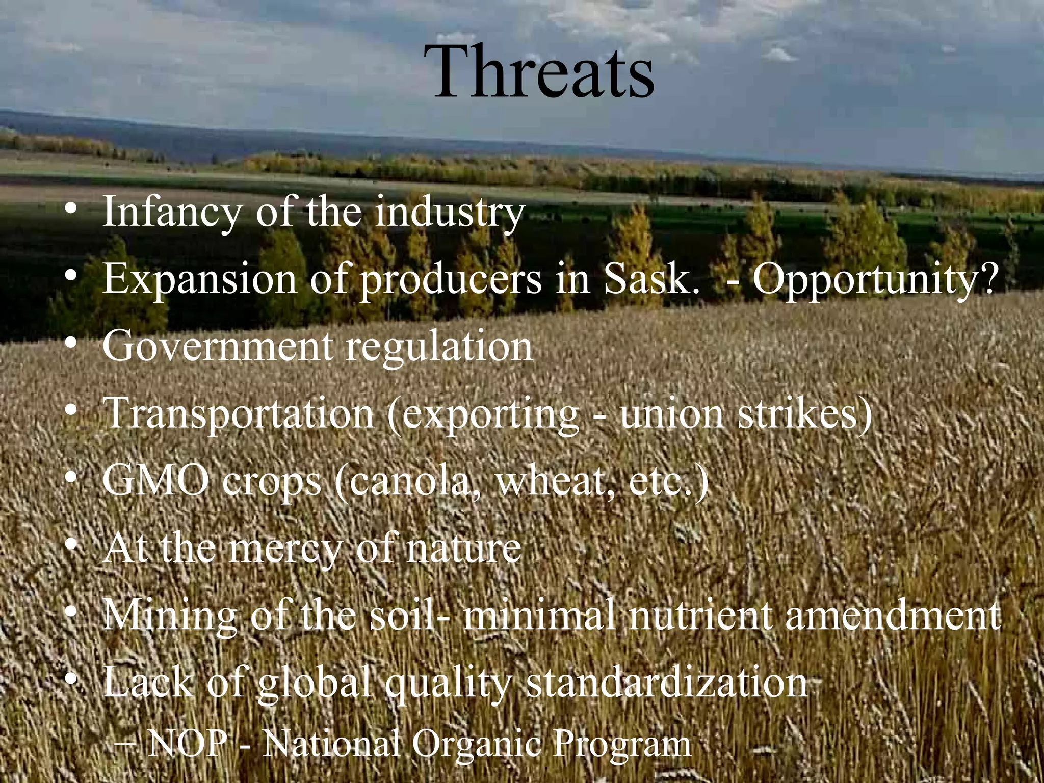 Organic farming final presentation | PPT