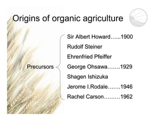 Brief introduction to Organic farming in North America | PPT