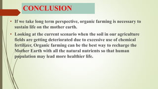 Organic farming : A path for Sustainable Development | PPTX