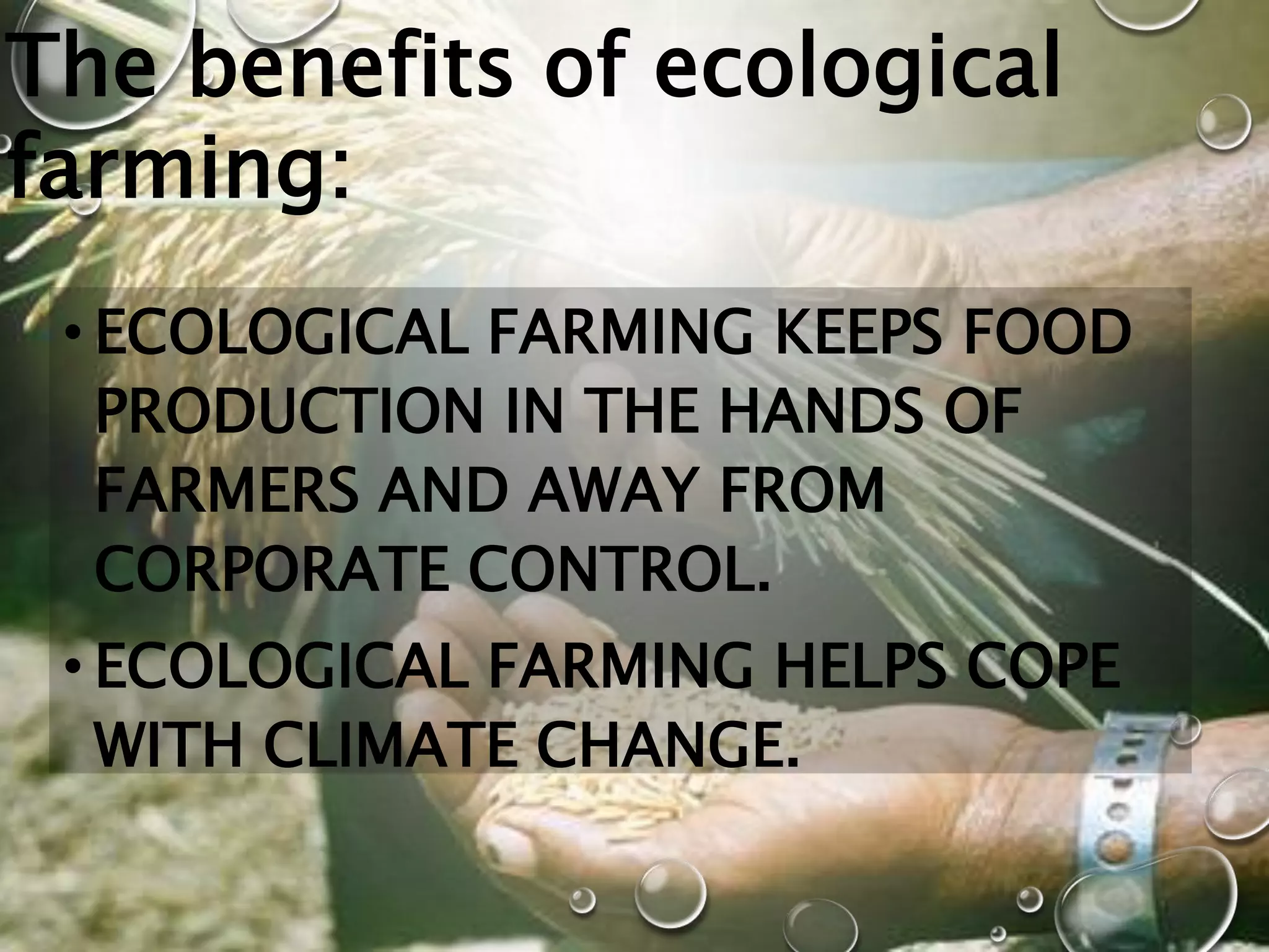 Ecological Agriculture | PPTX