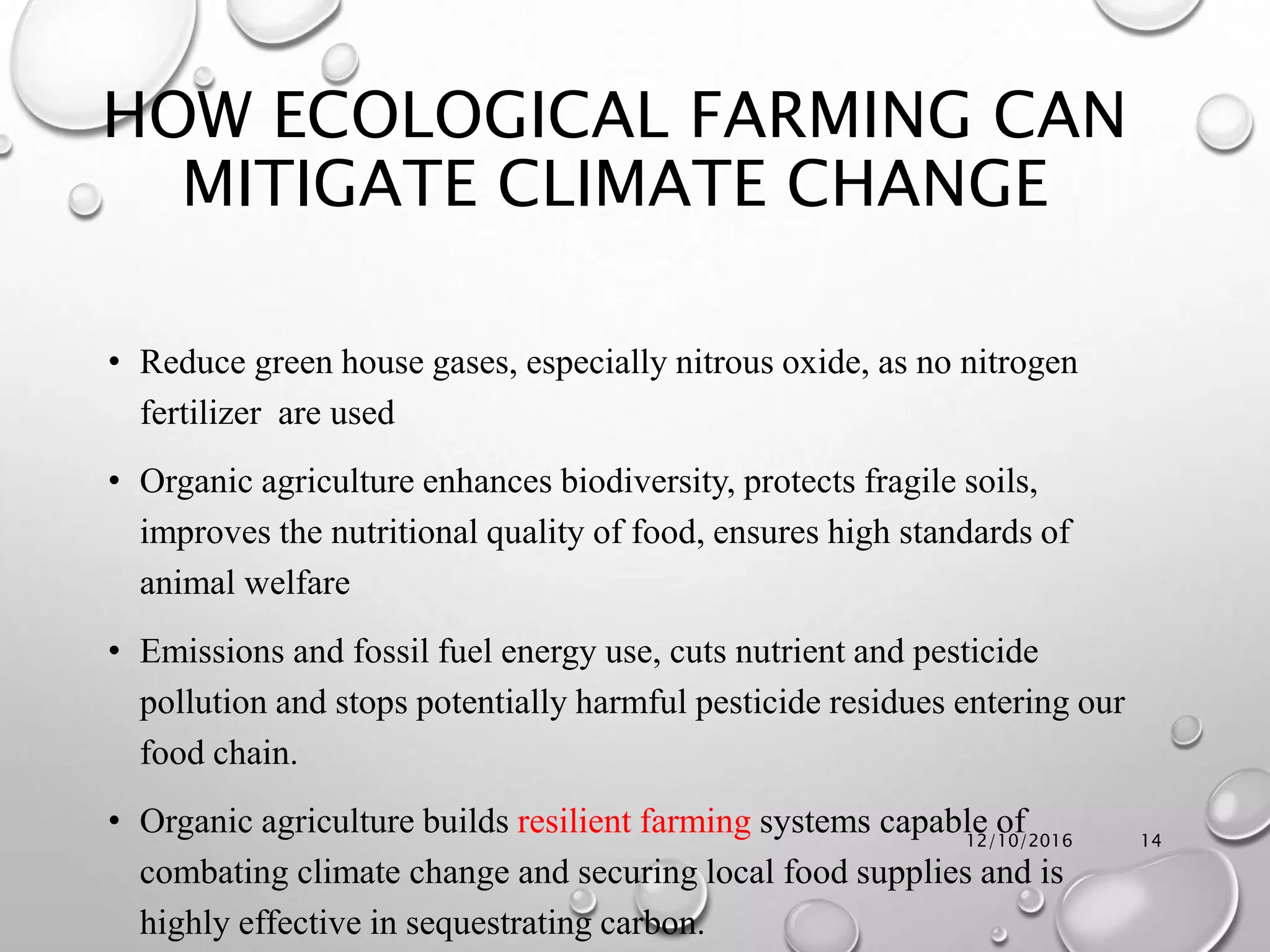 Ecological Agriculture | PPTX