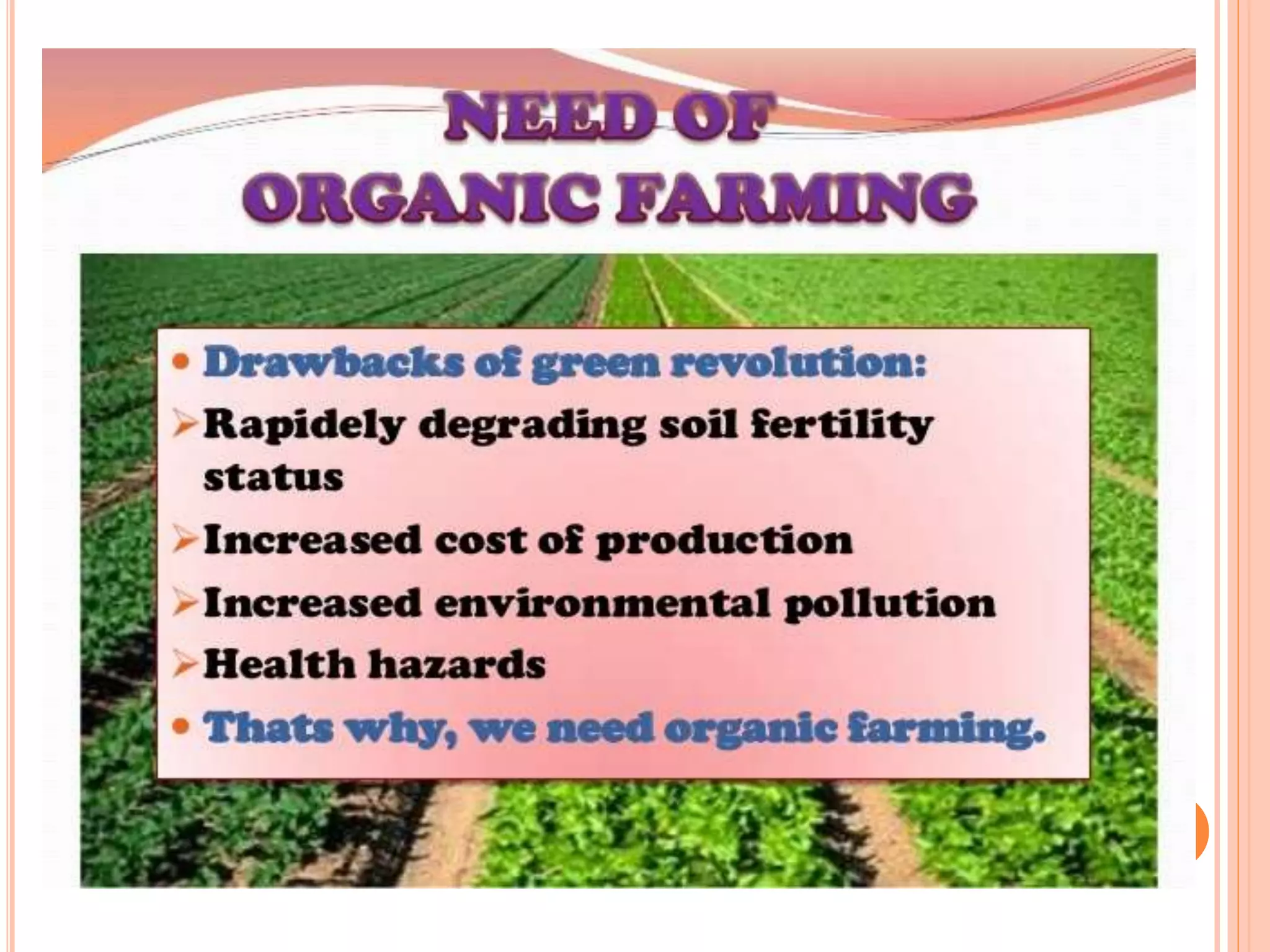 Organic farming presentation | PPTX