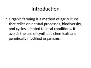 Organic_Farming_Presentation.pptx. For the farmer income increase and ...