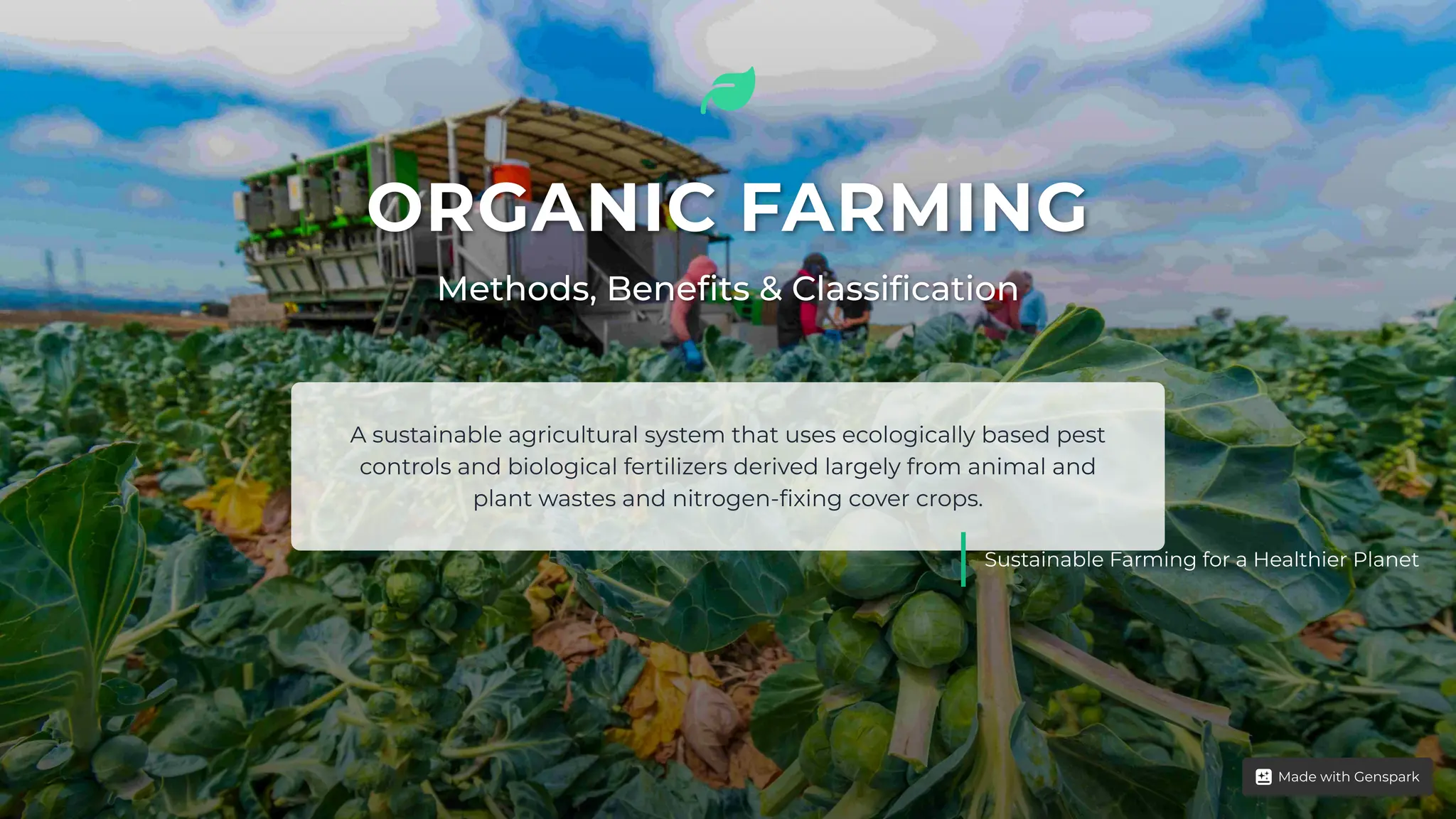 organic_farming_creating Healthy Environment | PDF