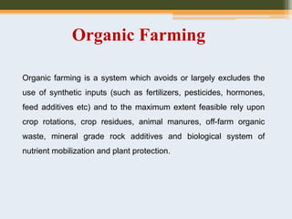 Organic fatming method | PPTX