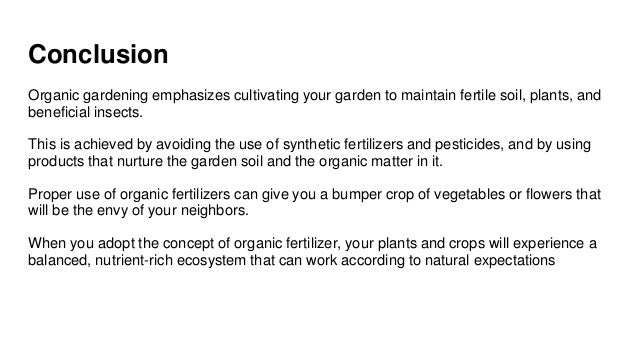 Organic fertilizer | PPTX