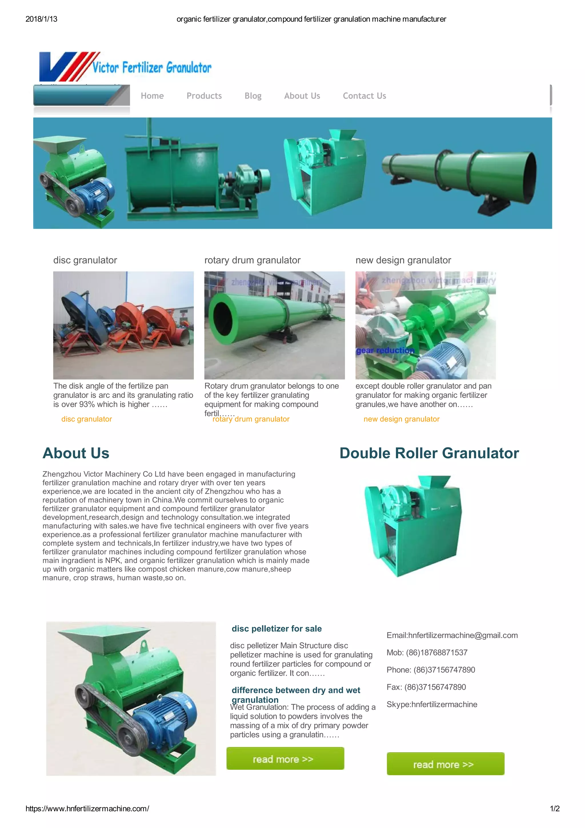 organic fertilizer granulator machine making bio organic fertilizer | PDF