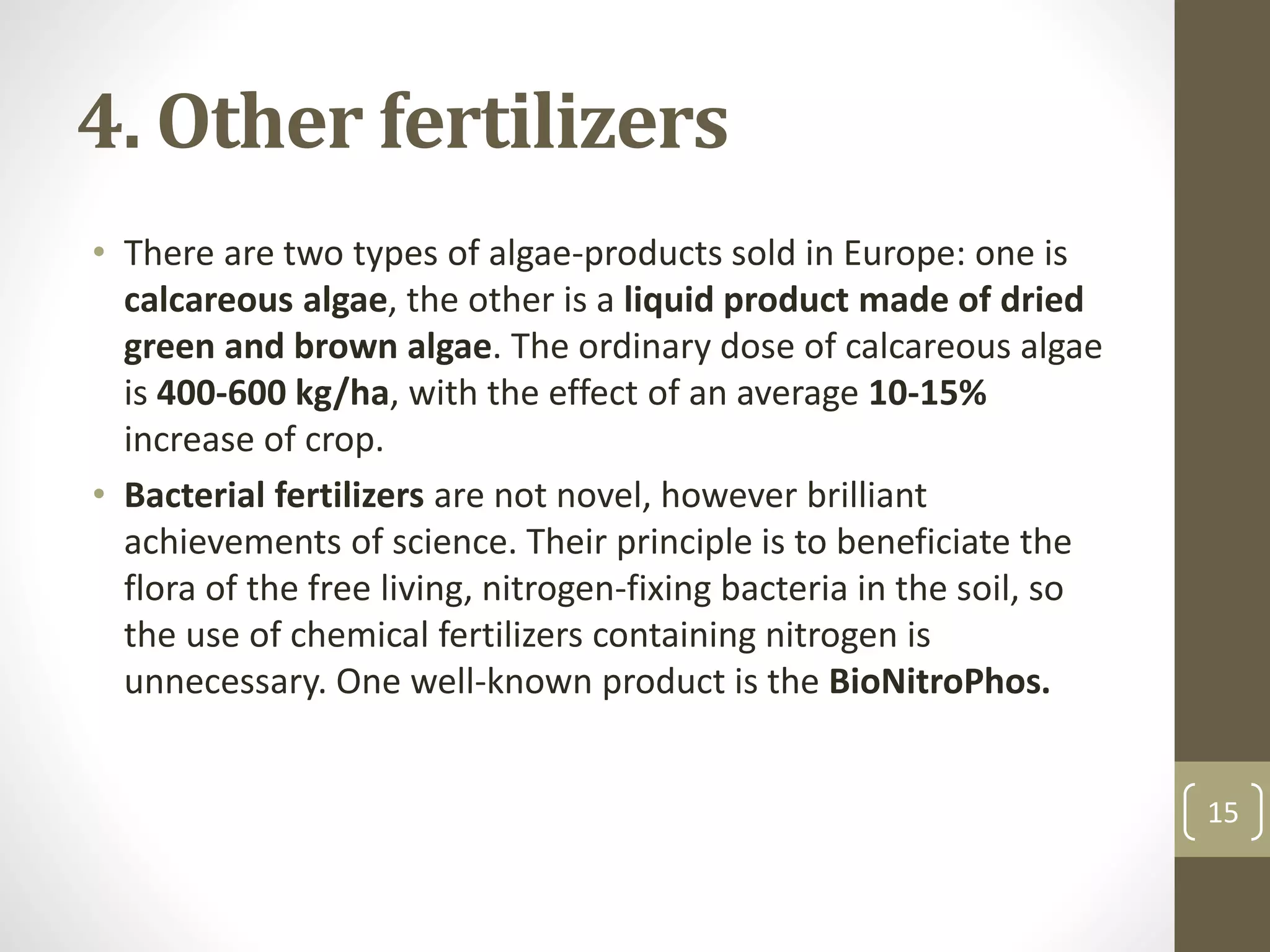 Organic fertilizers | PPTX