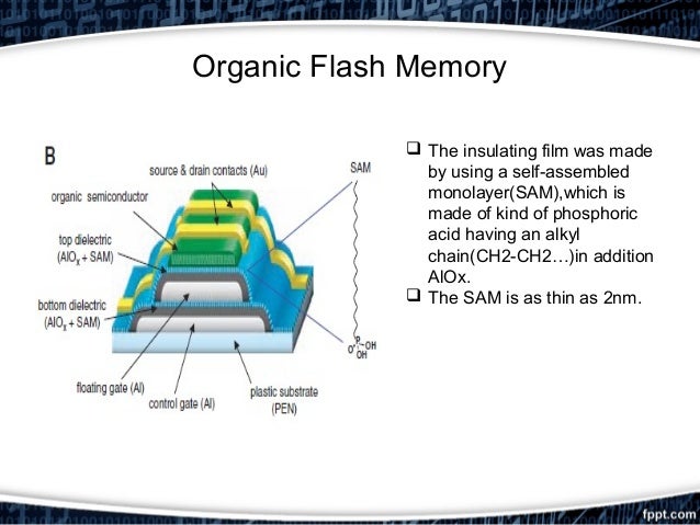 Organic flashmemory