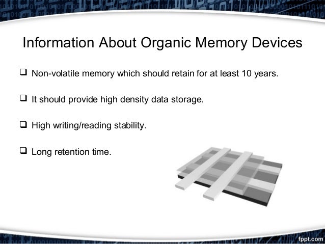 Organic flashmemory