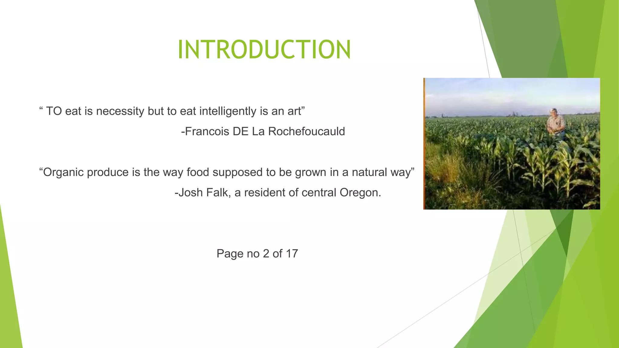 Organic food and farming | PPT