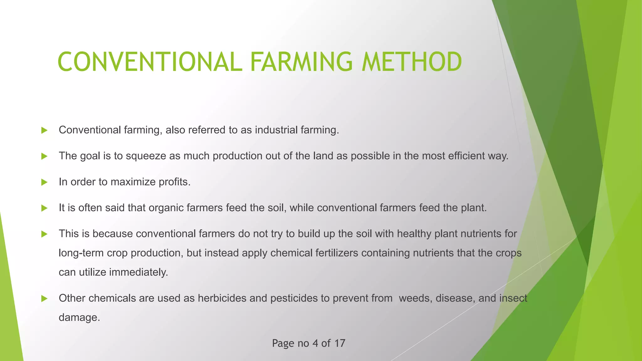 Organic food and farming | PPT
