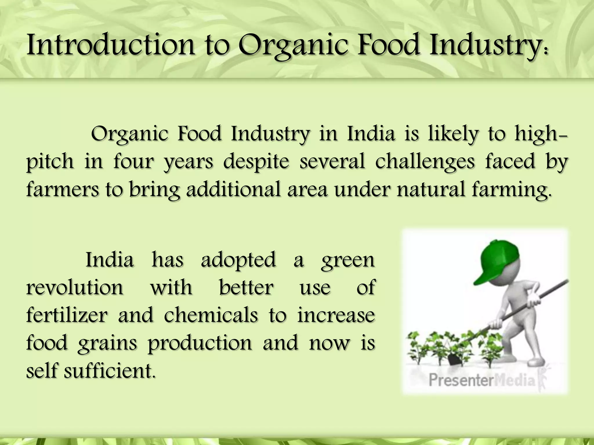 Organic Food Industry | PPTX