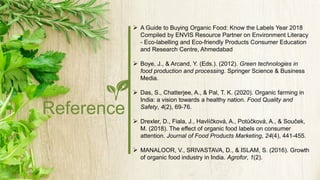 Organic food presentation | PPTX