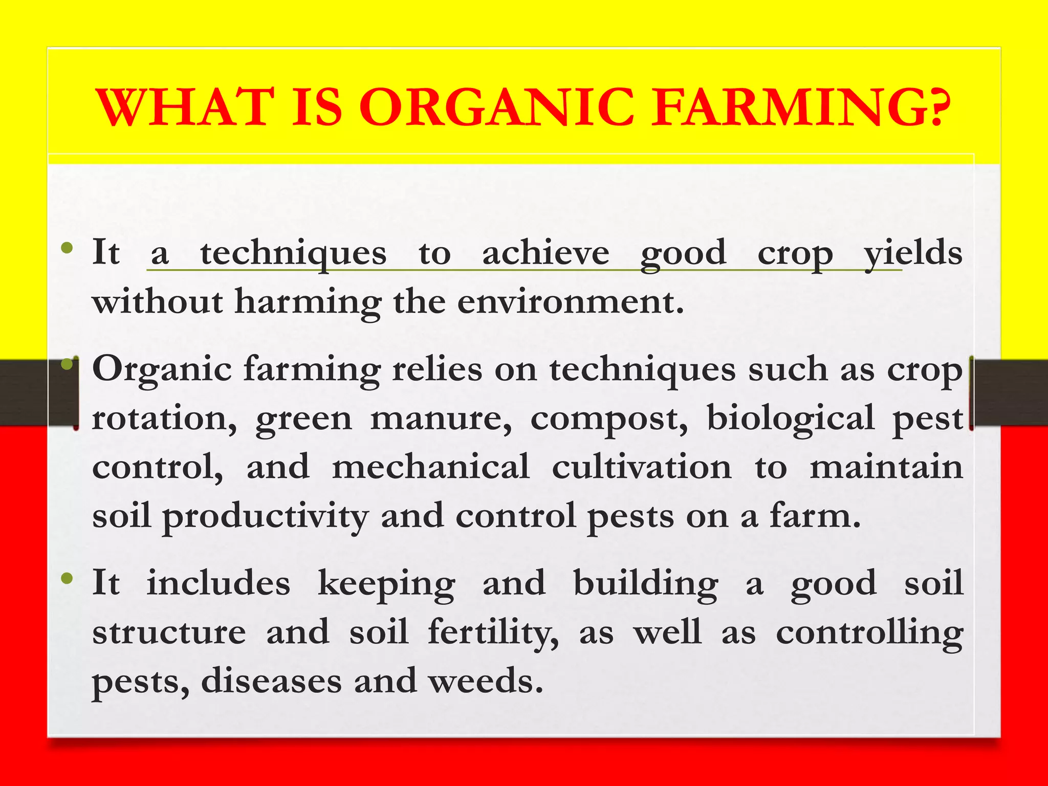 Organic forming. | PPTX