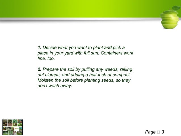 Organic gardening made easy by gilda mullette | PPT