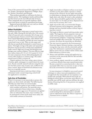 Organic Gardening: Natural Insecticides | PDF | Herbs and Supplements ...