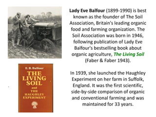 History of Organic Agriculture | PDF