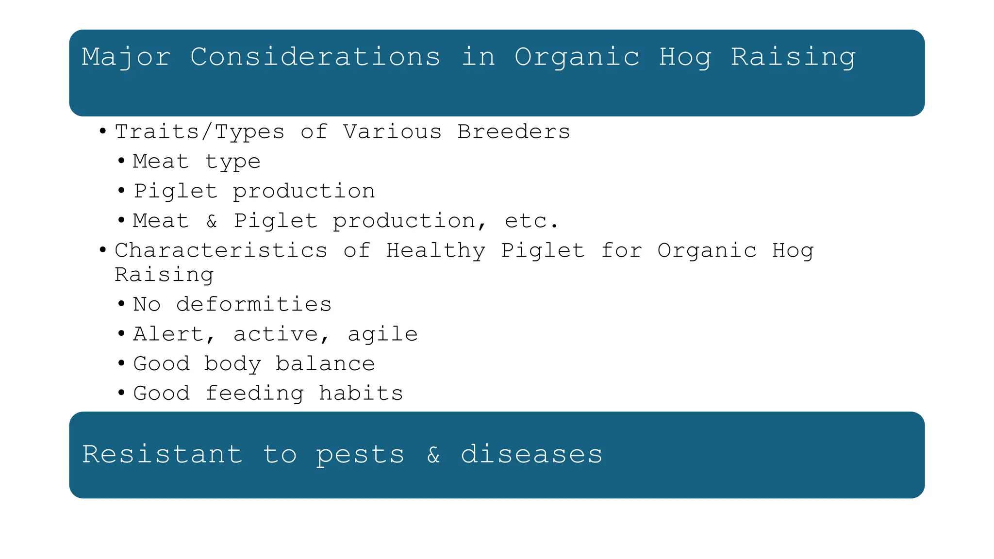 Organic Hogs production and management.pptx