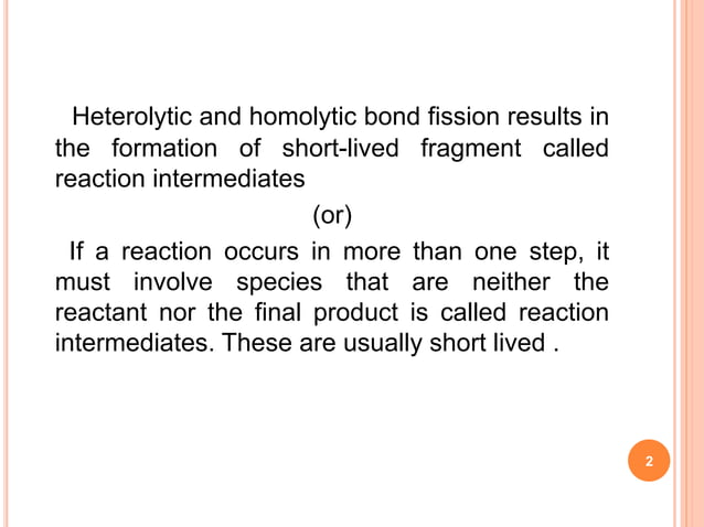 Organic Intermediates | PPTX | Chemistry | Science