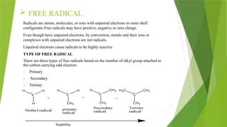 ORGANIC INTERMEDIATES (Carbocation,Carboanion,Free radicals,Carbenes ...