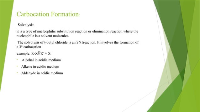 ORGANIC INTERMEDIATES (Carbocation,Carboanion,Free radicals,Carbenes ...