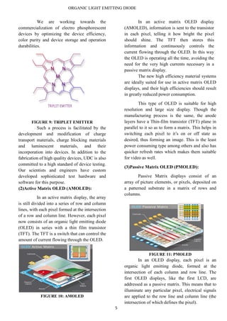 Organic light emitting diode | PDF