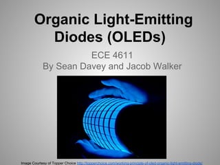 Organic Light-Emitting OLED organic LEDs | PPT
