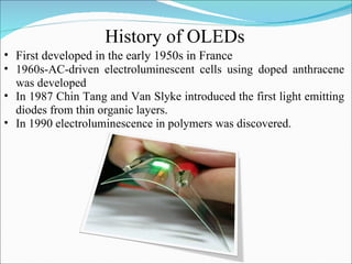 Organic Light Emitting Diode | PPT