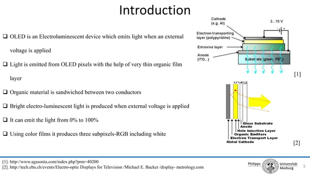 Organic light emitting diode (oled) | PDF | Chemistry | Science