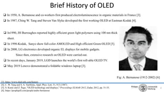 Organic light emitting diode (oled) | PDF