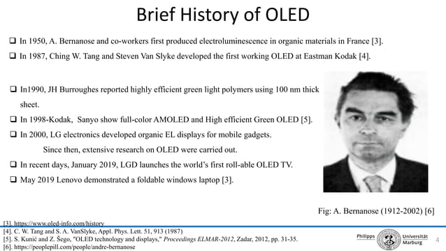 Organic light emitting diode (oled) | PDF | Chemistry | Science