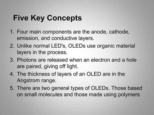 Organic Light Emitting Diodes Davey and Walker.pptx