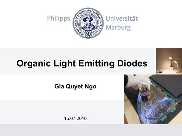 Organic light emitting diodes (oled) | PPT