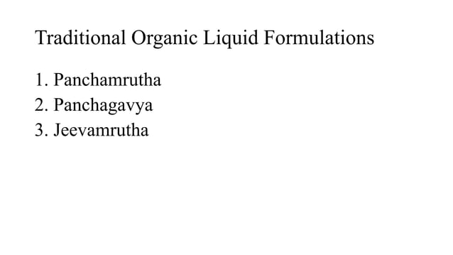 Organic liquid formulations.pptx | Gardening | Home & Garden