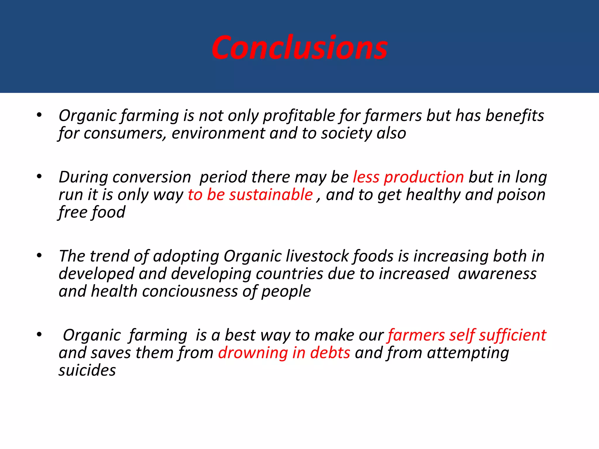 Organic livestock farming | PPTX