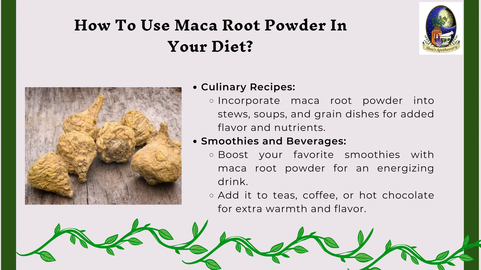 Organic Maca Root Powder Benefits, Side Effects, And Usage ...