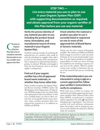 Organic Materials Compliance | PDF