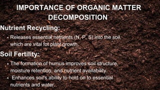 Organic Matter Decomposition Hema From Department Of Microbiology .pdf