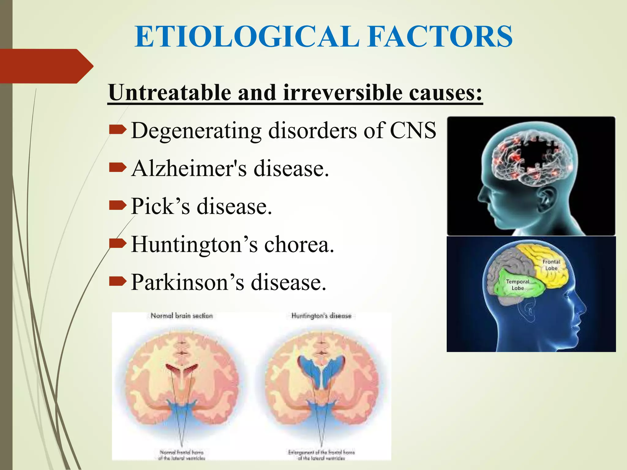 Organic mental disorder | PPTX