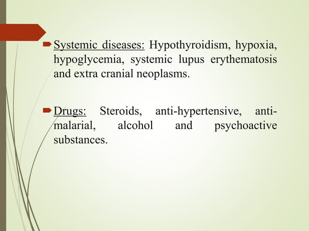 Organic mental disorder | PPTX | Brain and Nervous System Disorders ...