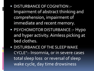 Organic mental disorders (Rama University) | PPT