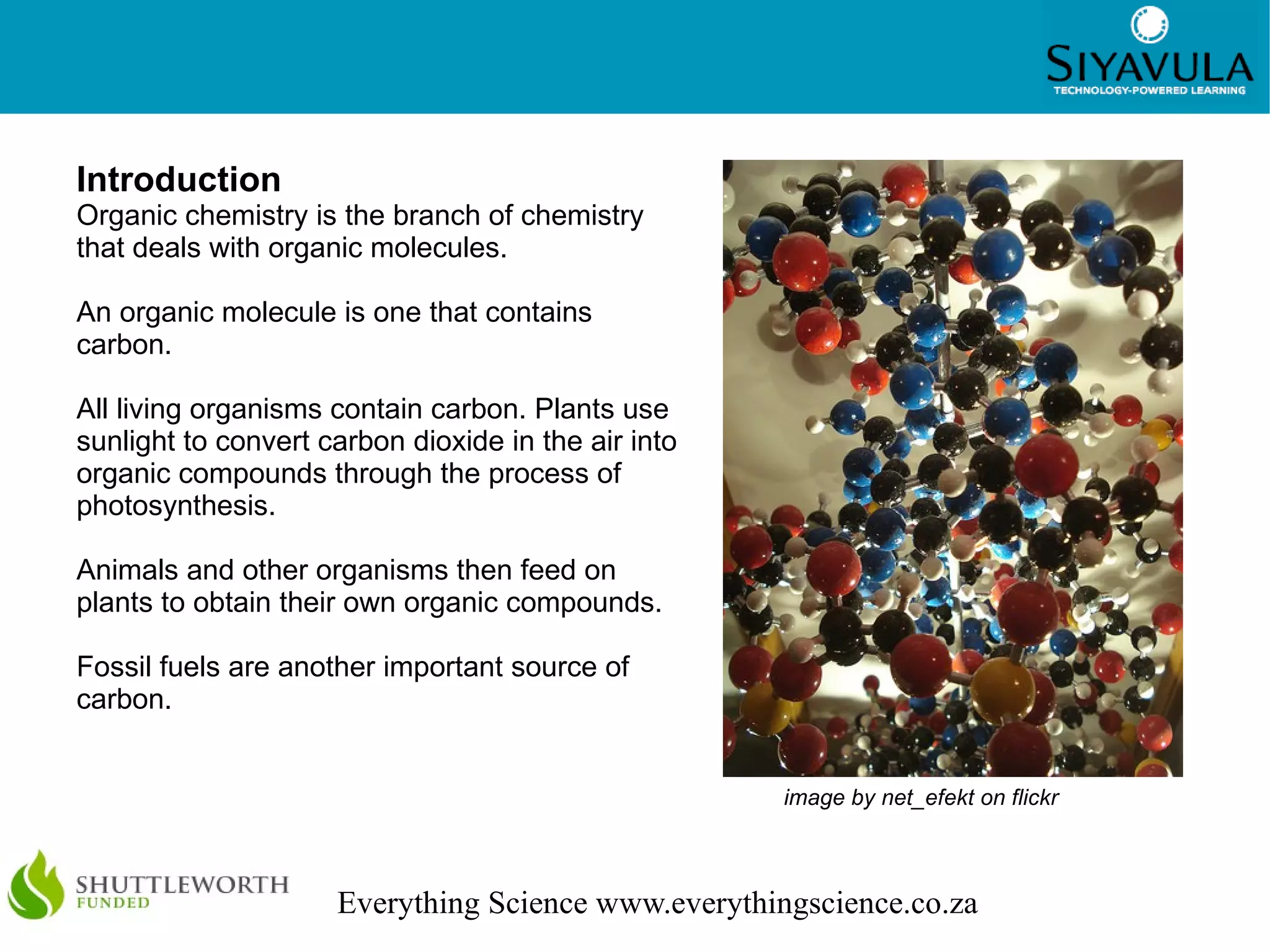 Organic molecules | ODP
