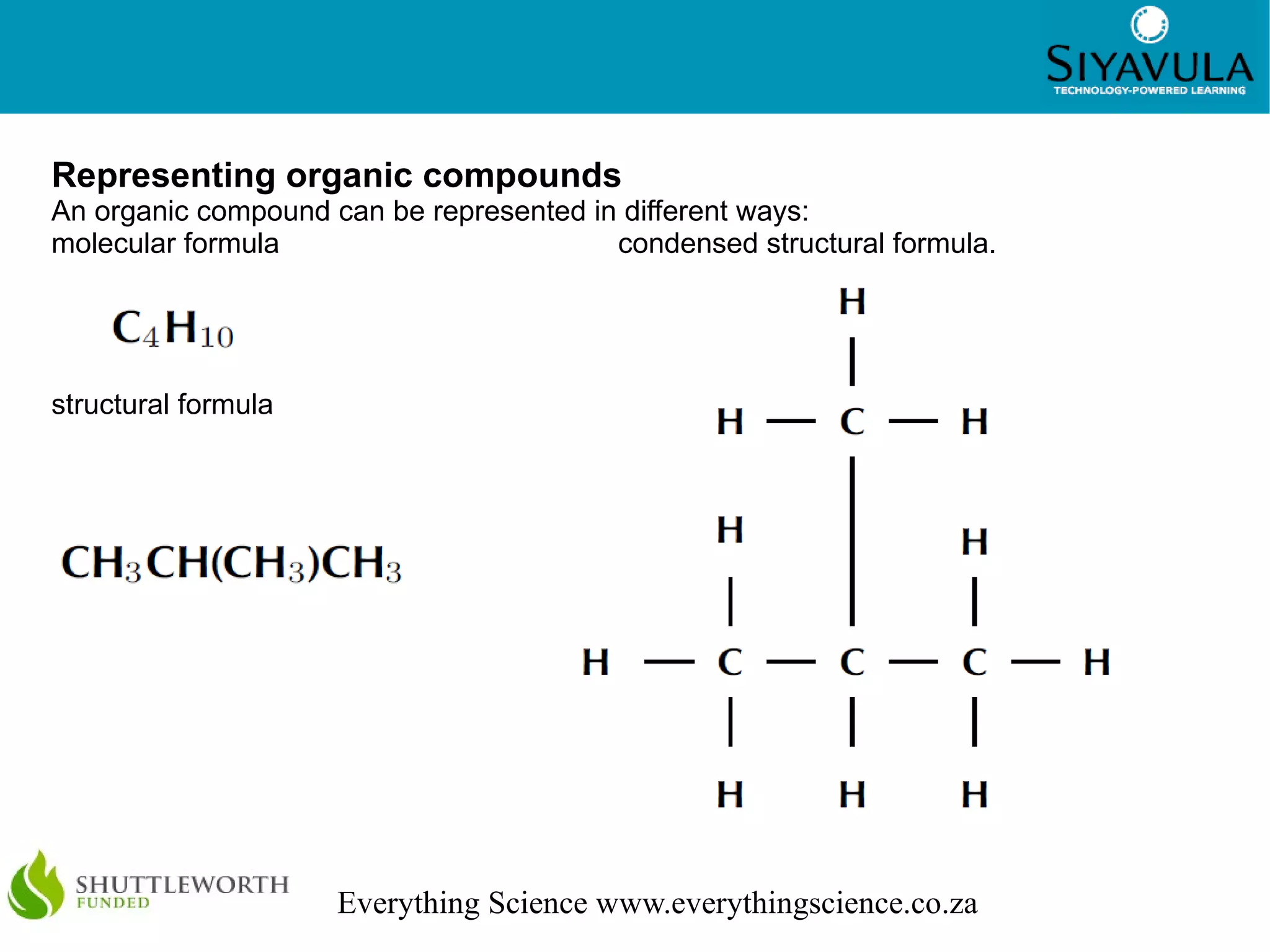 Organic molecules | ODP