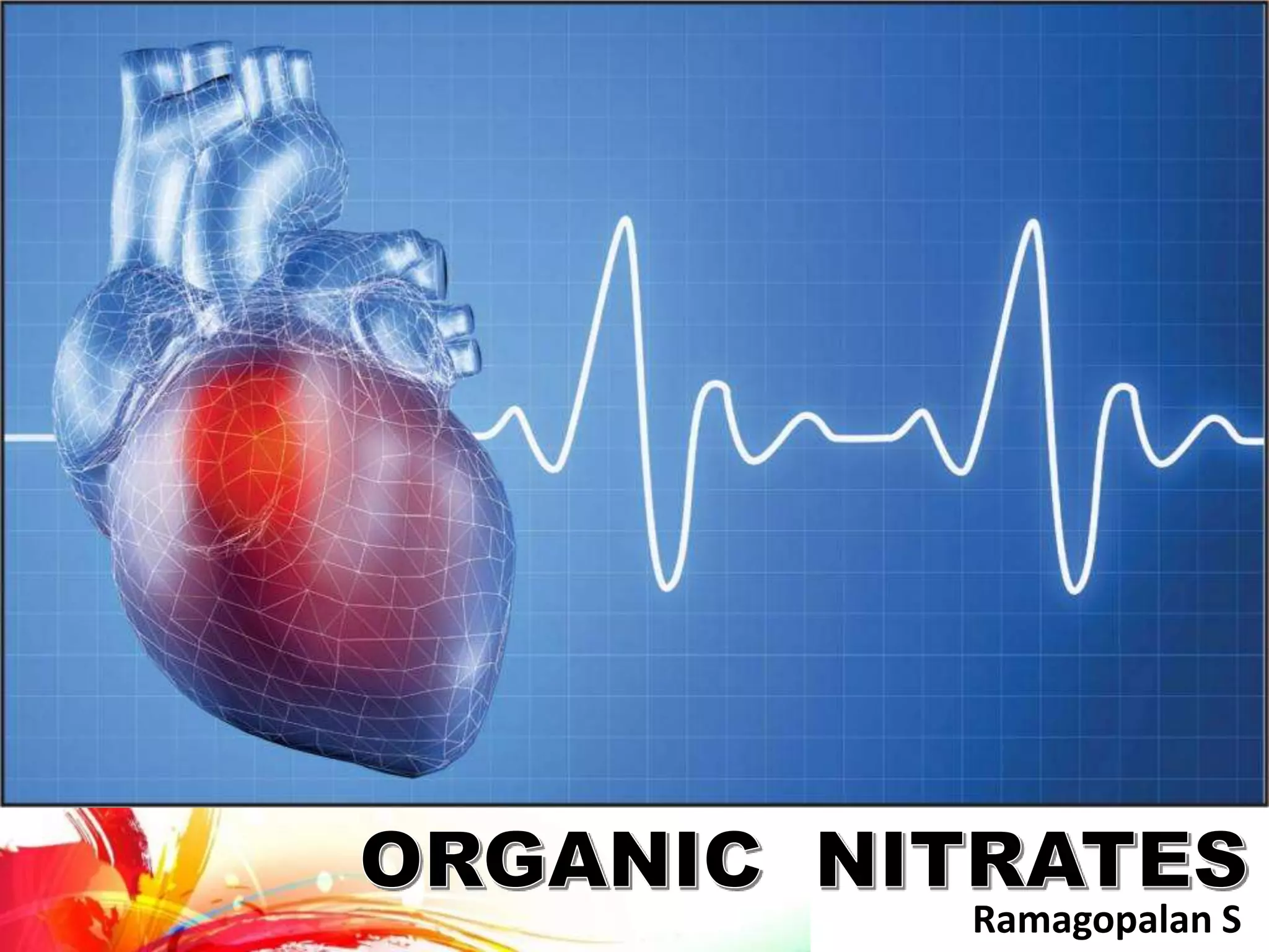 Organic nitrates - pharmacology | PPTX