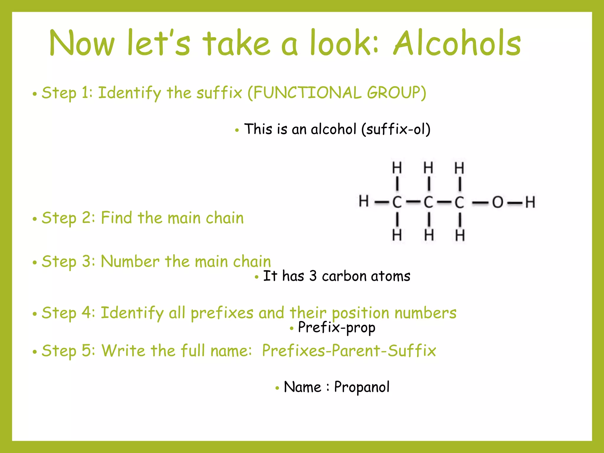 Organic nomenclature | PPT