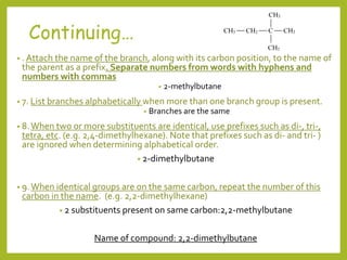 Organic nomenclature | PPT
