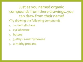 Organic nomenclature | PPT