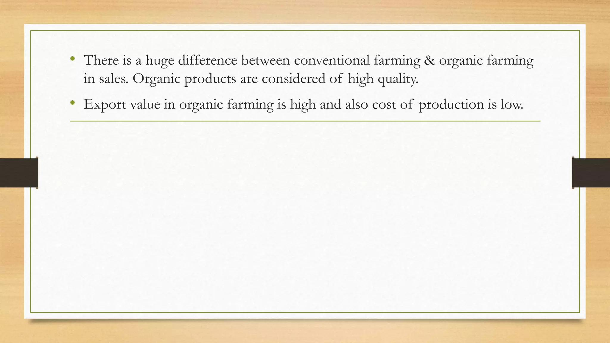 Organic farming , Definition , principle, objectives and scope in India ...